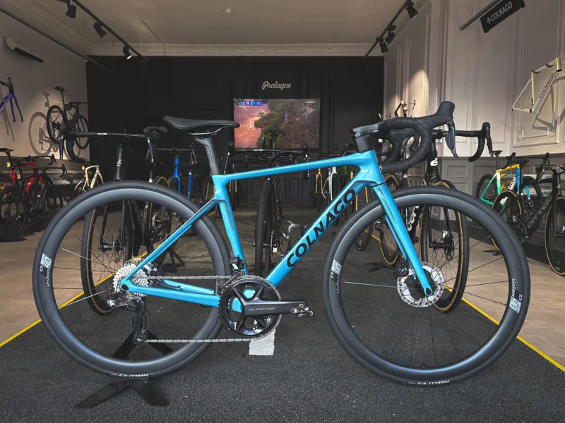 Colnago V4 Disc Ultegra Di2 12 Speed Vision Carbon Wheel Upgrade