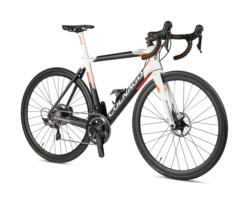 2021 Colnago E64 Disc Ultegra Di2 Black White Orange Carbon EBike