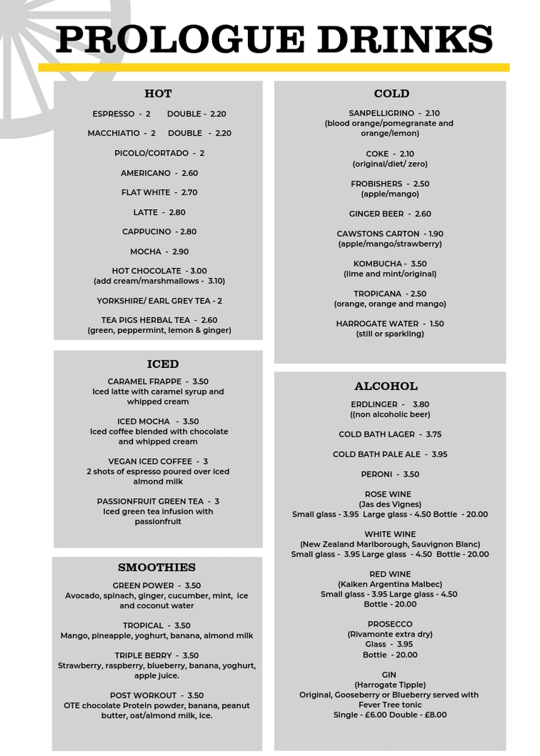 Prologue Performance Cycling | Cafe